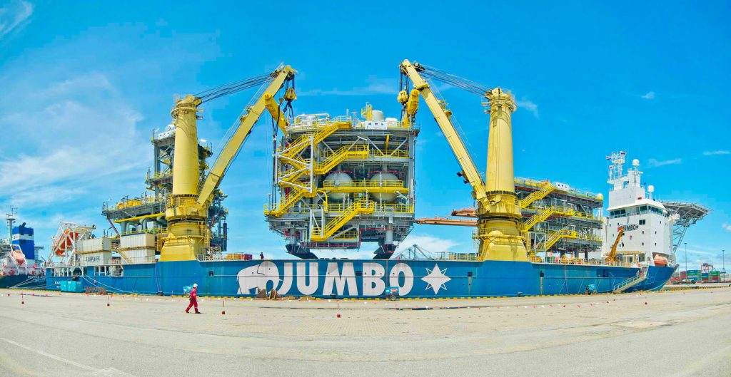 Jumbo transports FPSO modules » Jumbo Maritime